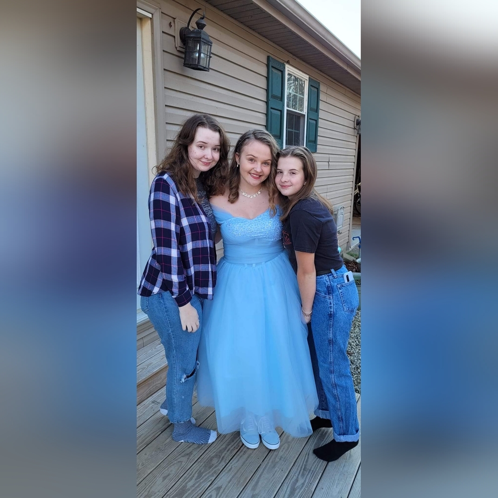 Cinderella Long Homecoming Dress - Gem